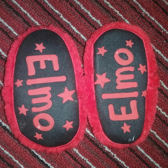 elmo | Shoes | Nwot Elmo Baby Slippers | Poshmark